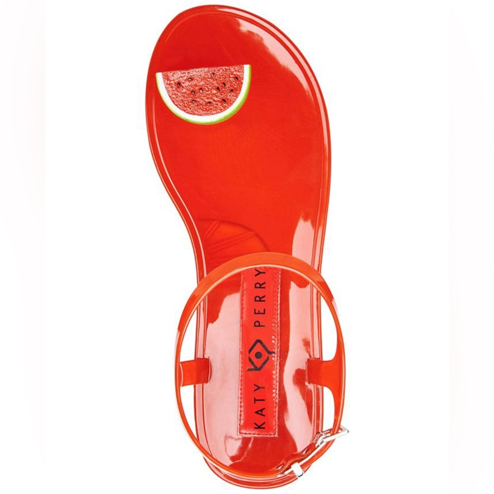 Katy Perry Jelly Sandals The Watermelon Geli 7 Red - Gem